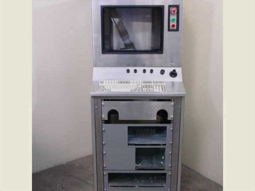 Stainless Steel Rackmount Cabinet Controller w Monitor Bay (19")