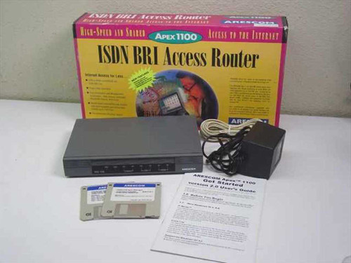 Arescom Apex 1100-3/1 ISDN BRI Access Router w/ U-Interface and 2 ...