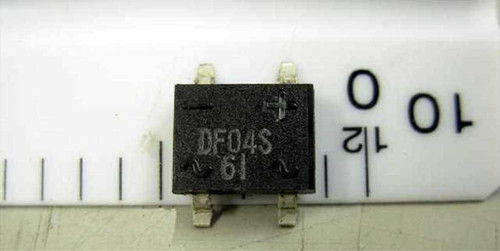 Unknown Bridge Rectifier 400 V 1A - Pack of 20 Pieces DF04S