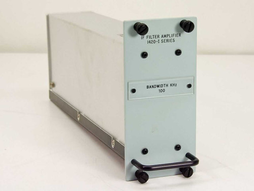 Microdyne 1420-I IF Filter Amplifier 100kHz @ 2 Pole Plug-In Module