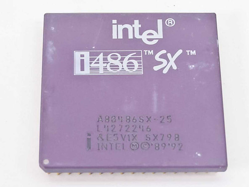 Intel SX798 i486/25MHz SX CPU A80486SX-25