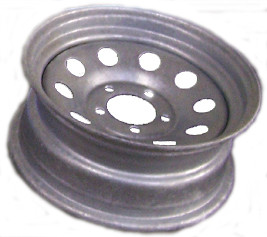13" Wheel- 5 Lug- Galvanized - Portsmouth Trailer Supply