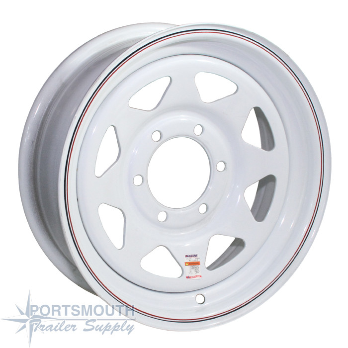 Wheel - 6 Lug - White - TM166LP