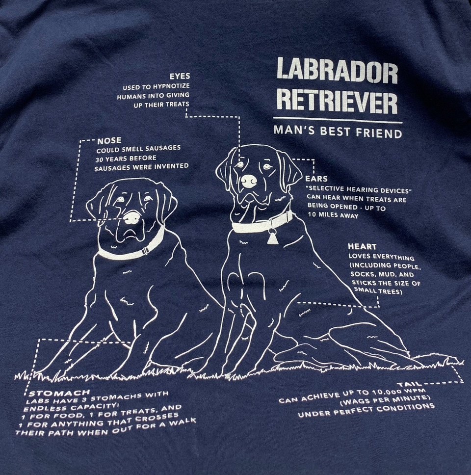 Nine Line Apparel -Labrador Schematic T-Shirt - Portsmouth Trailer Supply