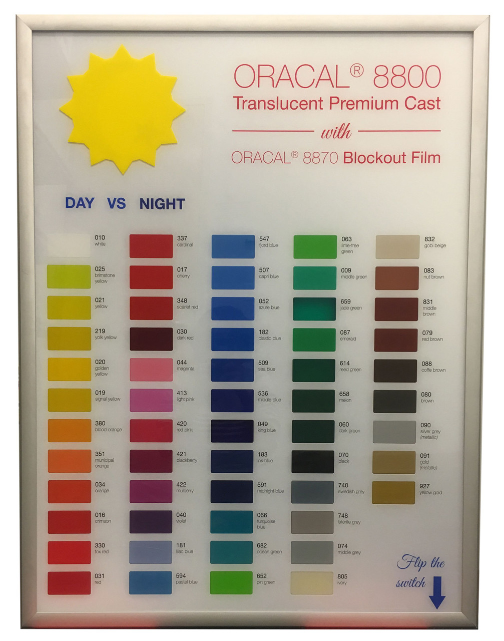 Orafol ORACAL 8800 Translucent Premium Cast 2 Mil - Wholesale Sign ...