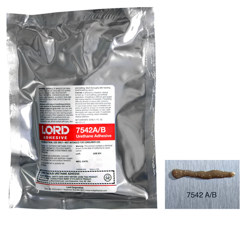 LORD 7542AB Urethane Adhesive 50ml – Brown | Part # LORD7542AB50 ...