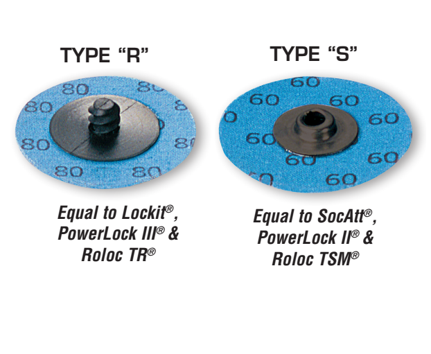 Superior Abrasives 36680 2" Quick Change Discs GA-Zirc, Type "S", 60 ...