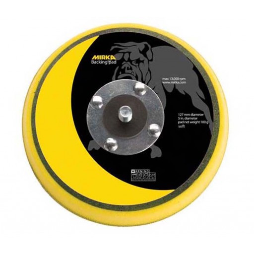 Mirka 105S - 5" Vinyl Soft Faced Backup Pad (Qty 1)