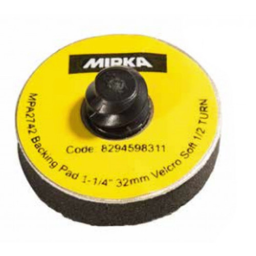 Mirka 1125S-R - 1-1/4" Vinyl Soft Faced Backup Pad with Twist-Lock ...