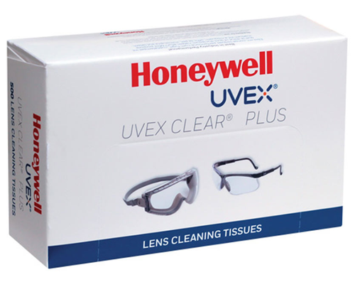 Uvex S475 Clear Plus Lens Cleaning Tissues (400/Box)