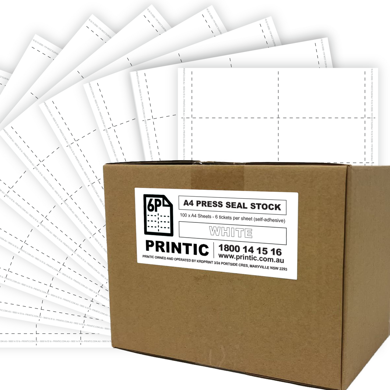 A4 Press Seal (Self Adhesive)