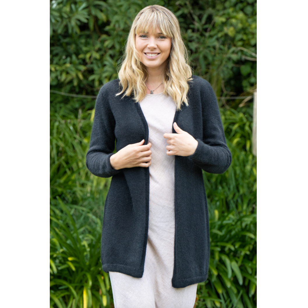 Lothlorian | Merino & Possum Curb Jacket | Women's Knitwear