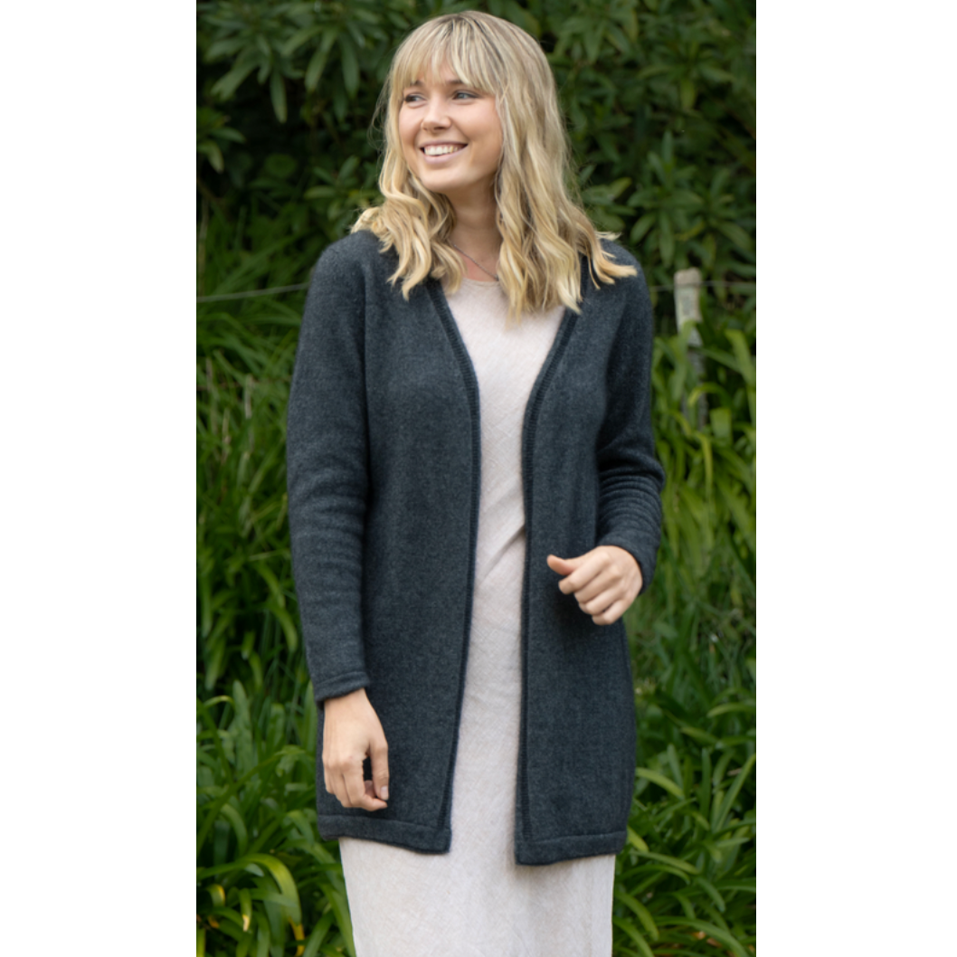 Lothlorian | Merino & Possum Curb Jacket | Women's Knitwear