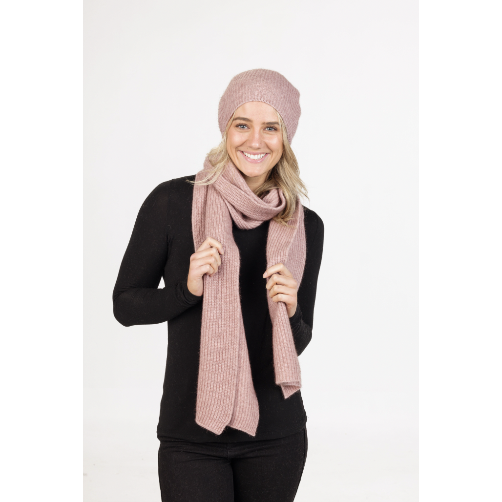 Native World | Merino & Possum Slouch Scarf | Women's Knitwear