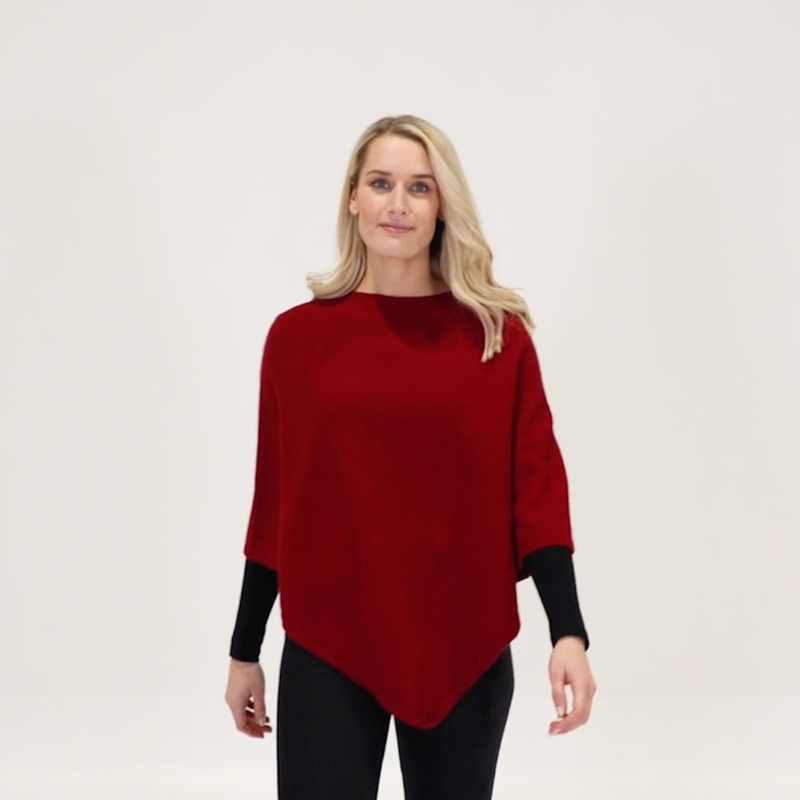 Native World | Merino Possum Poncho | Shop Now