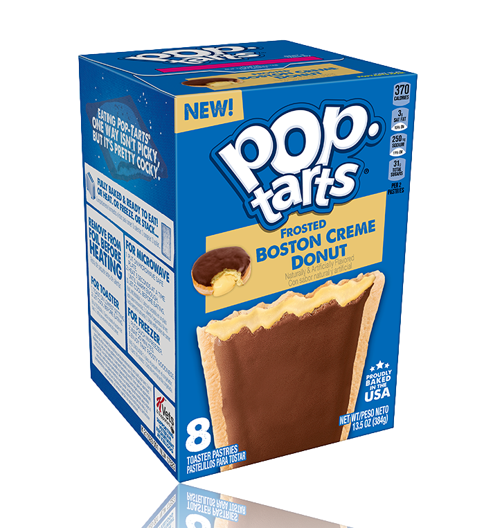 Frosted Boston Creme Donut Pop Tarts | Toaster Pastry | Next Level