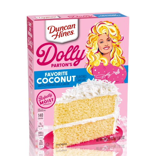 Duncan Hines & Dolly Parton Cake Mix | Coconut | Next Level