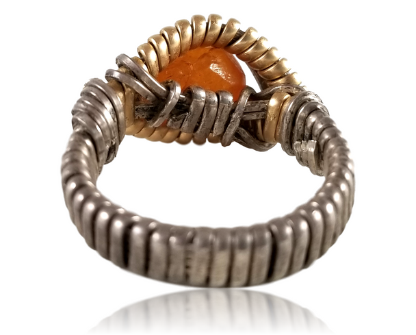 Dylan Wallace Orange Wrapped Ring | Gemstone | Next Level Dylan Wallace Orange Wrapped Ring | Gemstone | Next Level