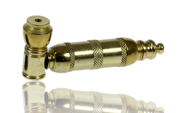 Double Barrel Pipe - Brass - The Next Level Inc.