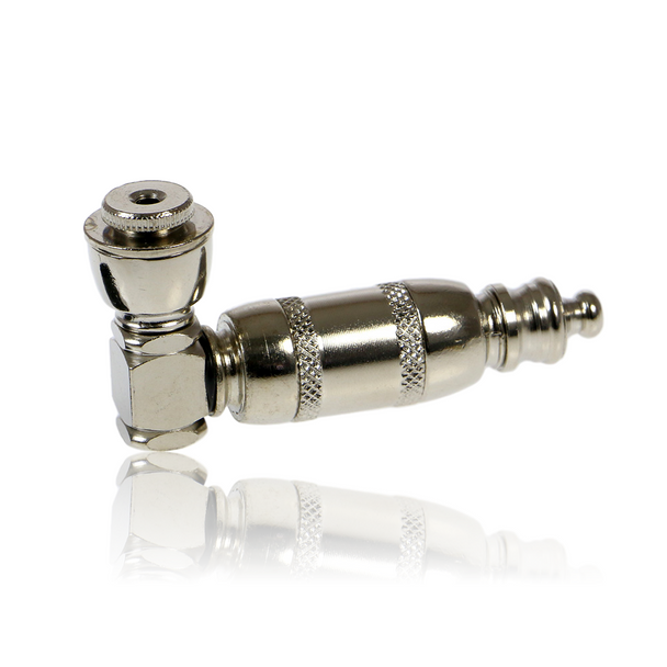 Metal Chamber Pipe - Nickel - The Next Level Inc.