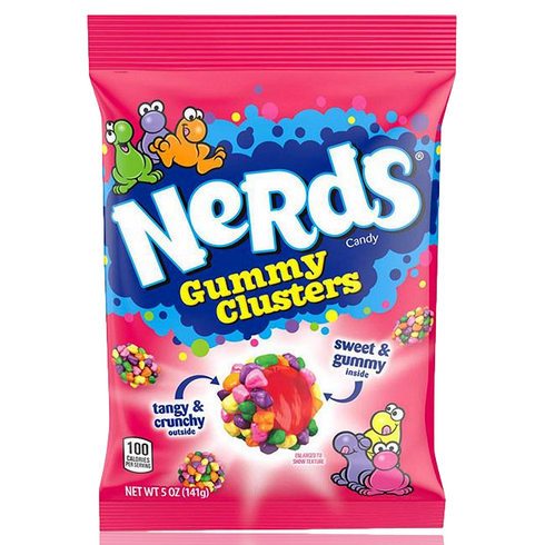 Nerds Gummy Clusters Candy Mix | Retro Candy | Next Level