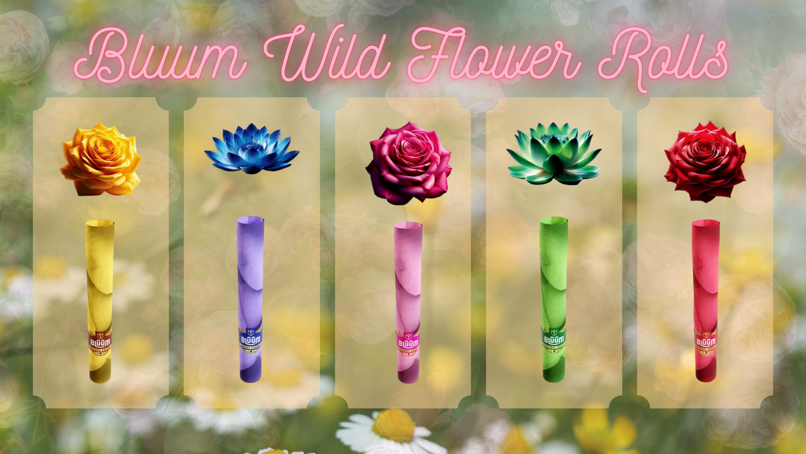 New Arrival: Bluum Wild Flower Rolls - The Next Level Inc.
