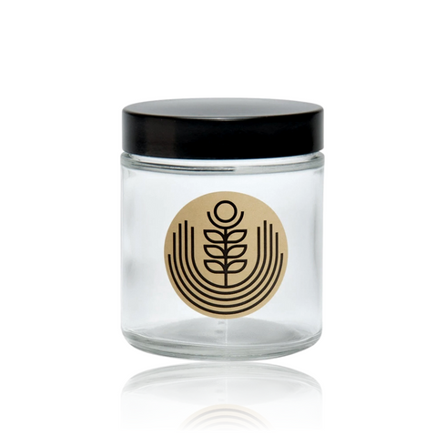 420 Science Clear Screw Top Jar - Medium - Rising Flower - The Next ...