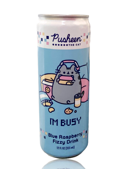 Pusheen The Cat - I’m Busy | Blue Raspberry Fizzy Drink | Next Level