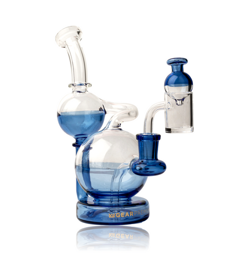 7.5" GEAR Premium Sapphire Blue Rborb Recycler - The Next Level Inc.