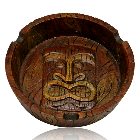 Round Tiki Ashtray | Fun & Whimsical Ashtray | Next Level