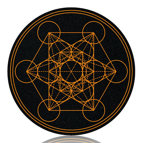 Lava Metatron 12" Moodmat | Upcycled Dab Mat | Next Level