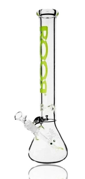 ROOR Green Logo Beaker Bong | Authentic Roor | Next Level