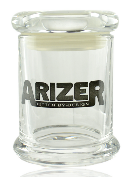 Arizer Small Pop Top Glass Jar | Storage Jar | Next Level