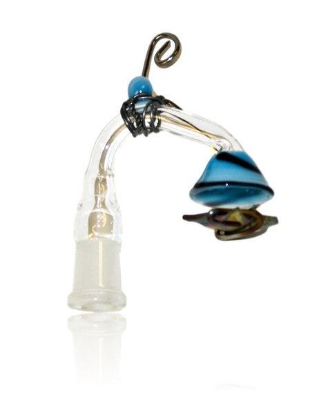HMK Glass 14mm Female 90° Wrapped Titanium Curve Swing | Next Level