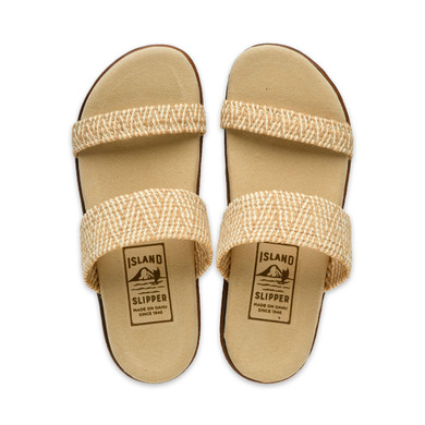 Elastic Slide Flat - Island Slipper