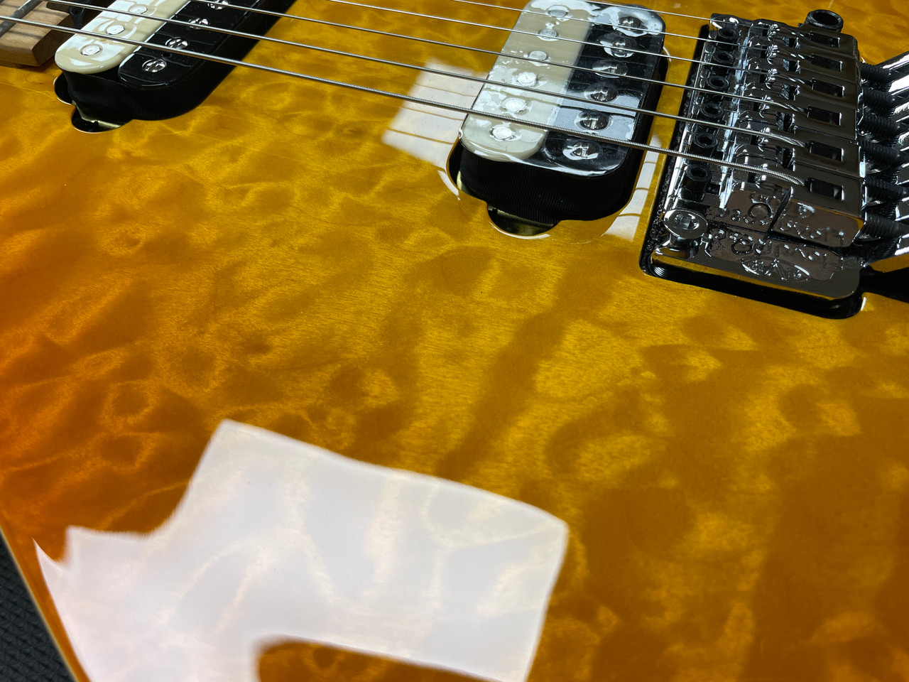 EVH Wolfgang Special QM Baked Maple Solar