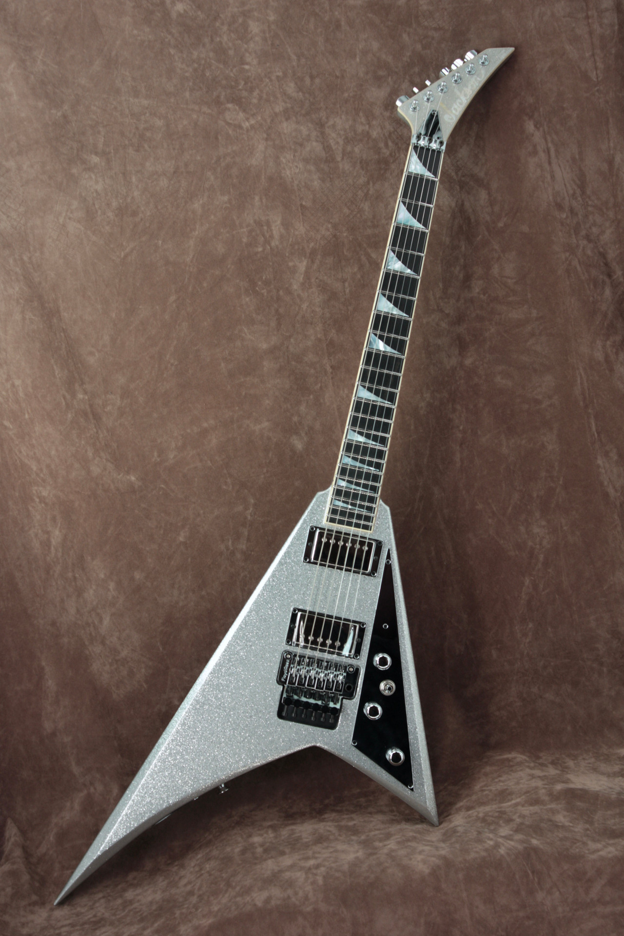 Jackson USA Custom Shop RR1 Rhoads Stainless Frets Silver Sparkle