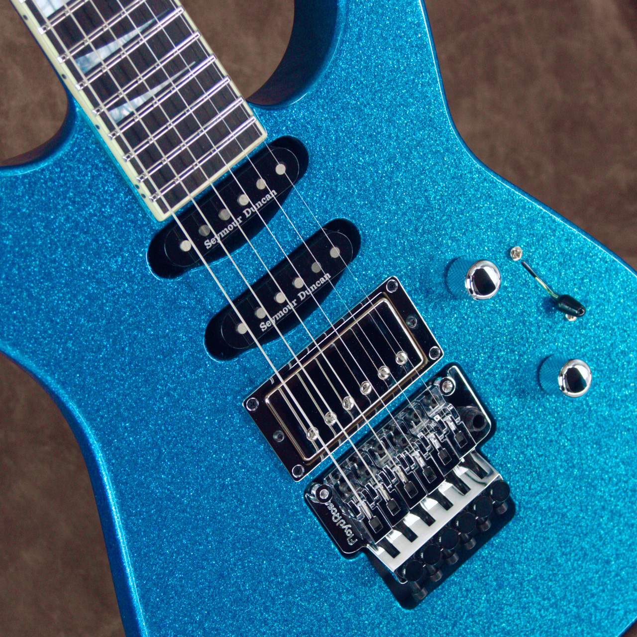 Jackson USA Custom Shop Soloist Blue Sparkle