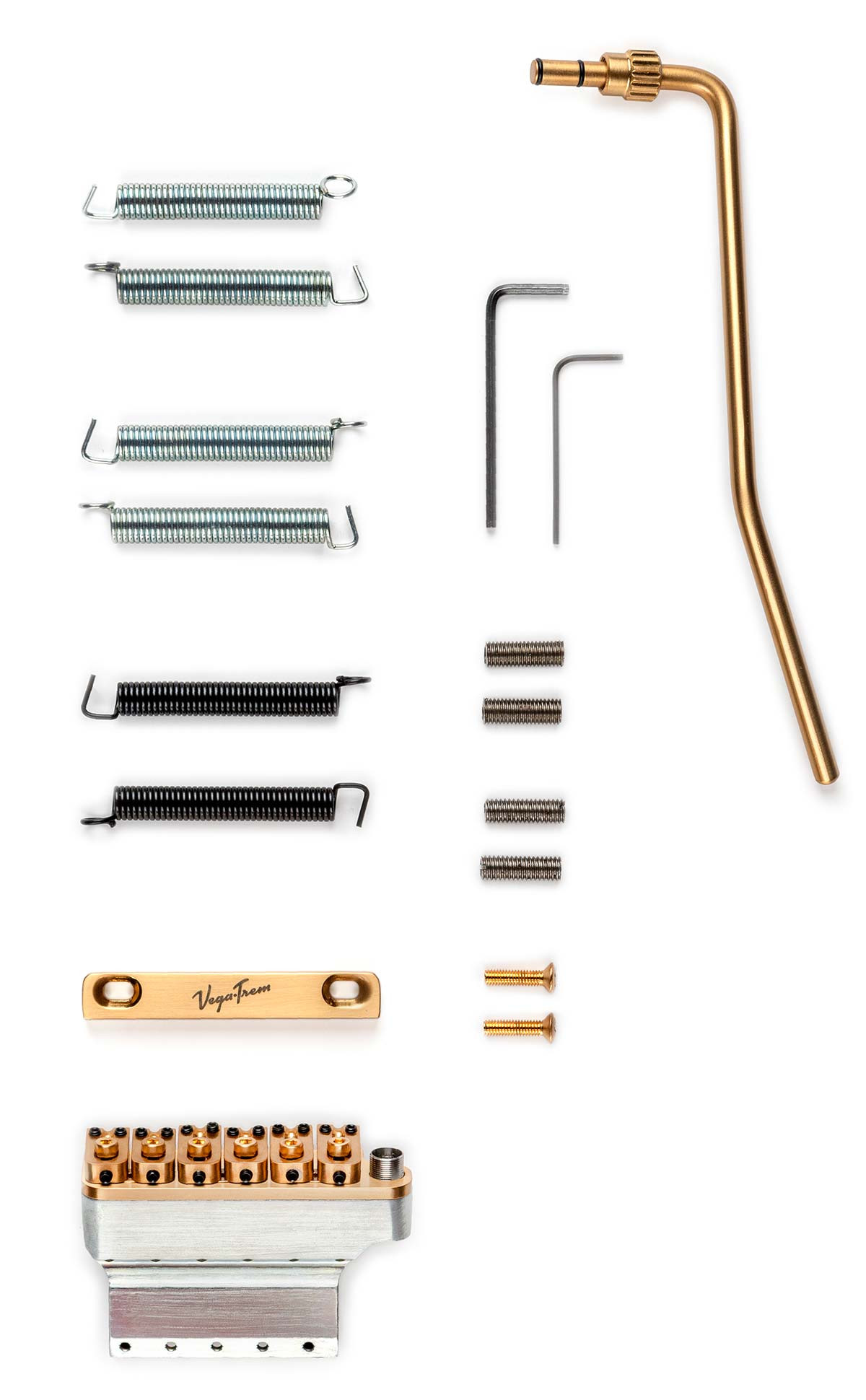 VegaTrem VT1 Ultra Trem Modern 2-point Vega Tremolo Gold