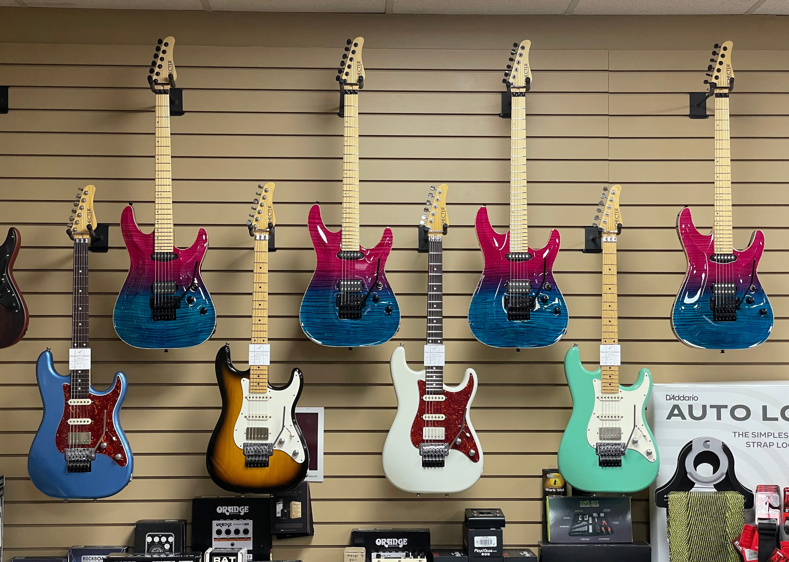 Schecter USA Sunset Classic II Bermuda Sunset