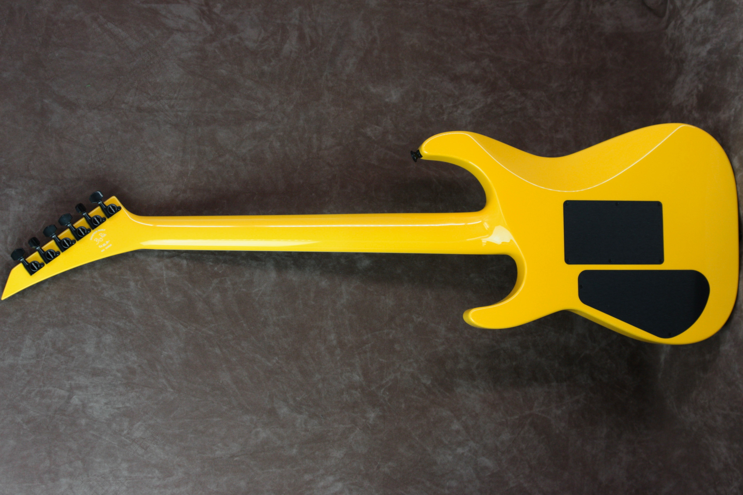 Jackson USA Custom Shop Soloist Masterbuilt Rob Knowles Graffiti Yellow