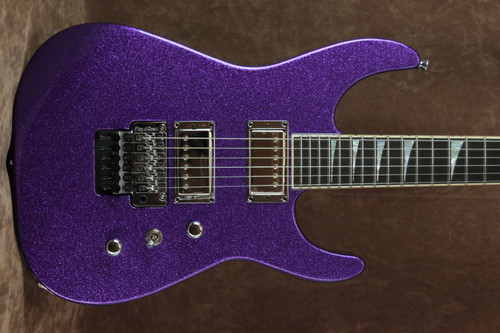 Jackson USA Custom Shop Soloist Purple Sparkle