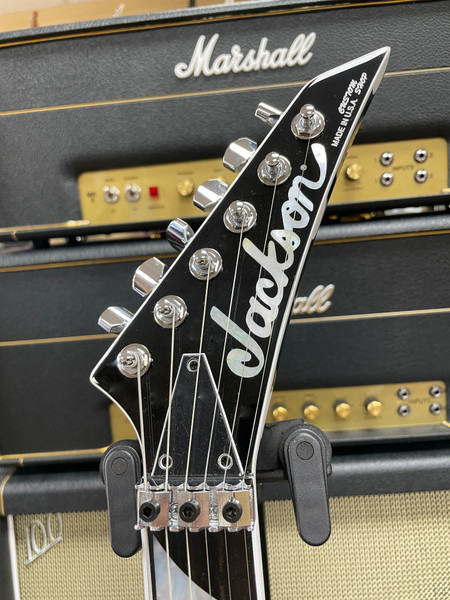Jackson Custom Shop USA Roads RR24 - Black with White Polka Dots