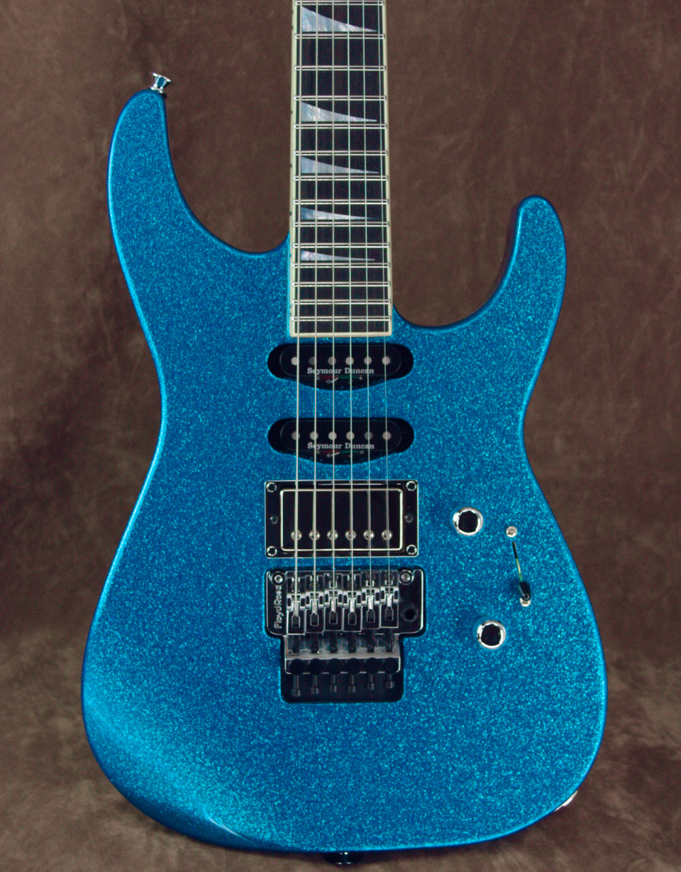 Jackson USA Custom Shop Soloist Blue Sparkle