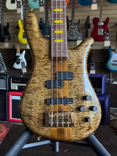 SPECTOR USA NS-2 Quilted Maple Tiger Eye