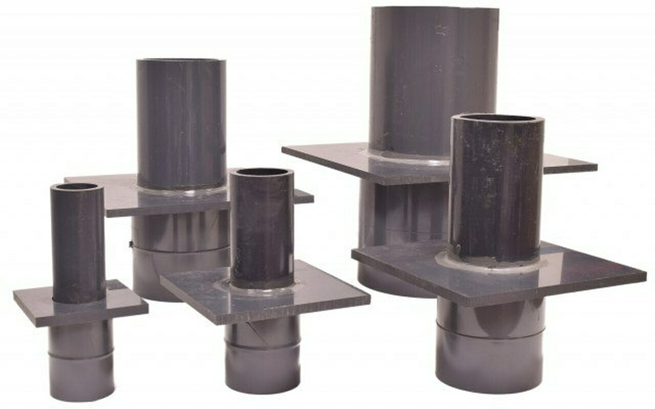 PVC Concrete Fountain Flanges | Underwater Warehouse