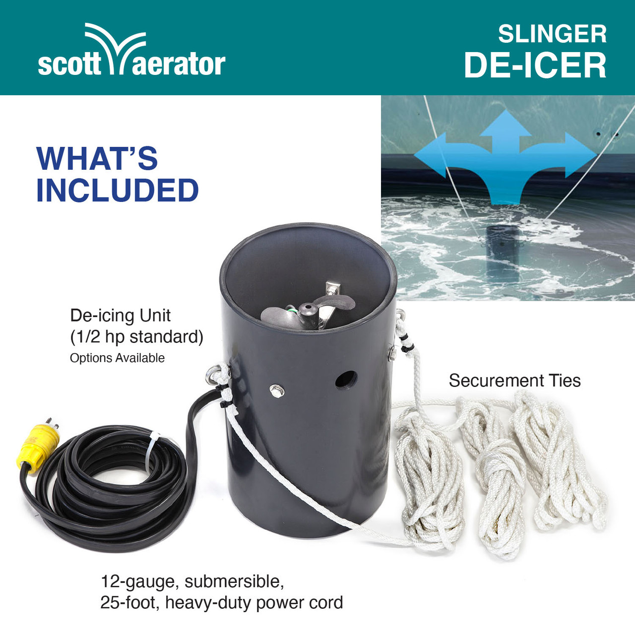Scott Aerator Slinger De-Icers - Underwater Warehouse