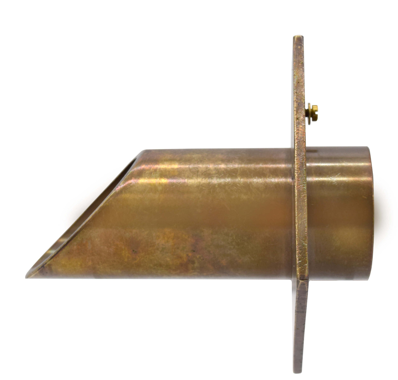 Vianti Falls Brass Round Scupper with Diamond Wall Plate - Underwater ...