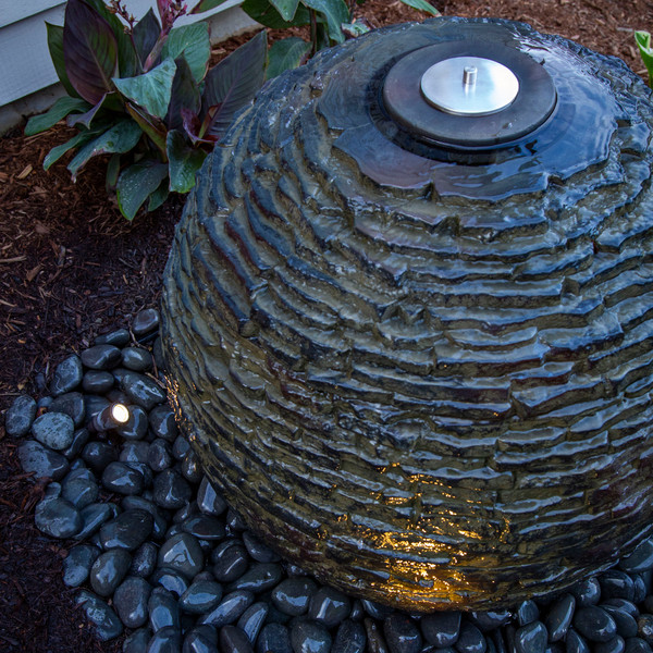 Aquascape Stacked Slate Sphere - 32" - Underwater Warehouse