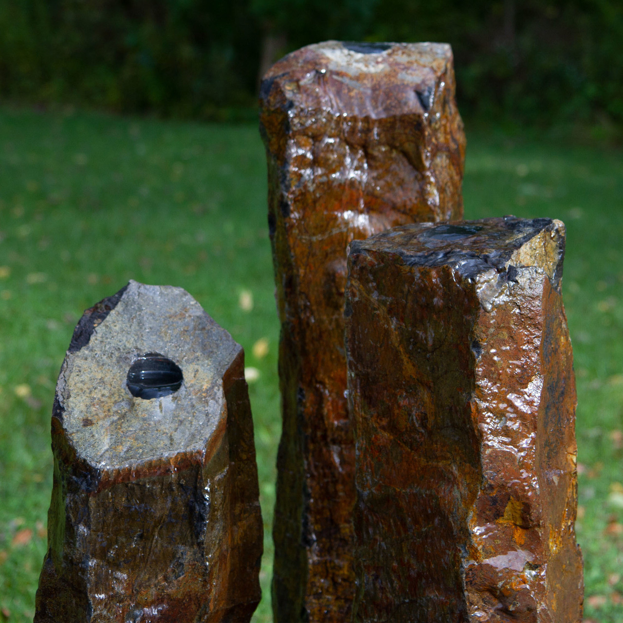 Atlantic Natural Basalt Columns Only - 3 Piece Set - Underwater Warehouse